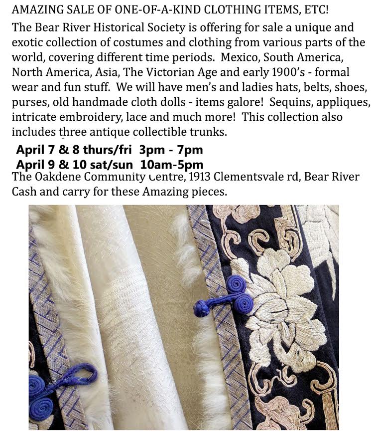 Rare Costumes for Sale – April, 2016 – BEAR RIVER ARTS & ACTION