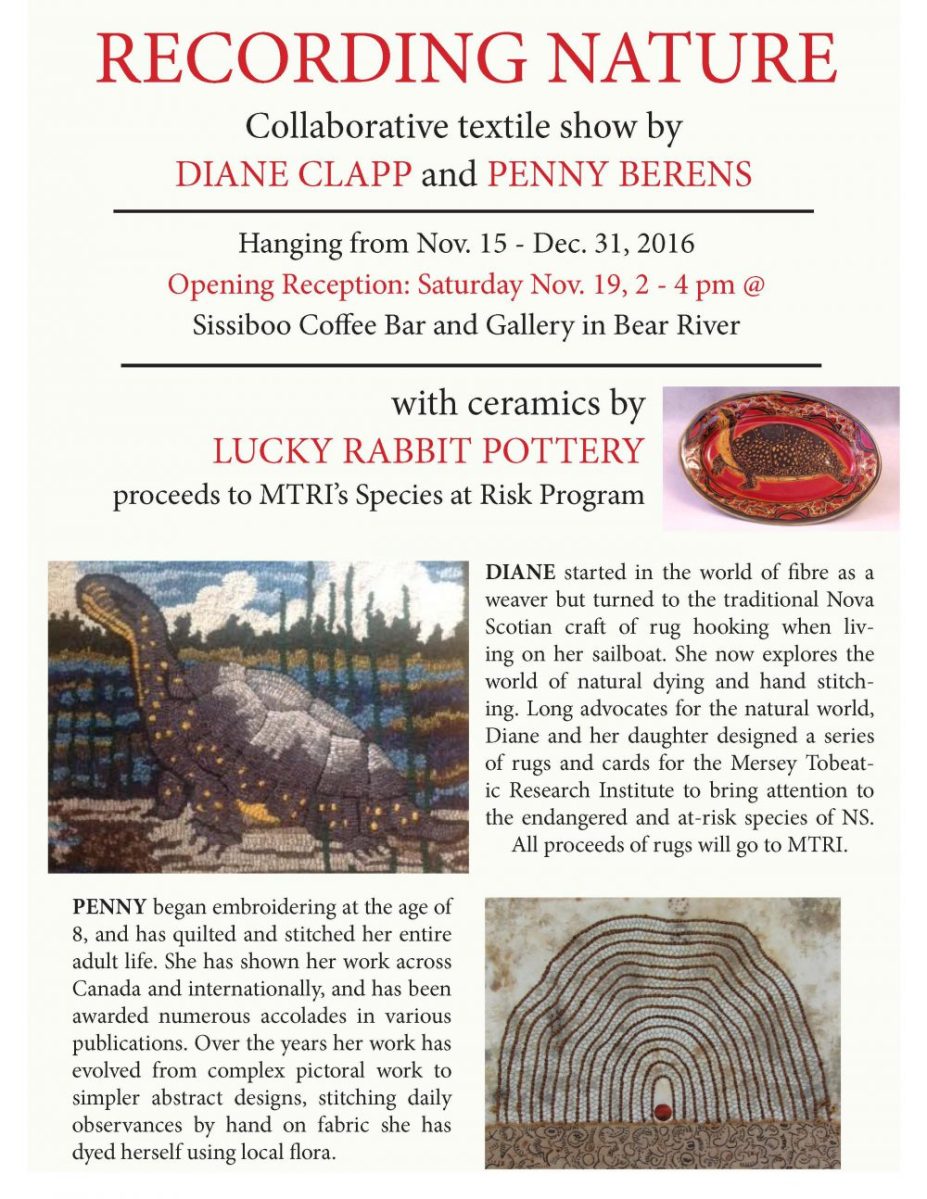 Recording Nature – textile show by Diane Clapp and Penny Berens – opens ...