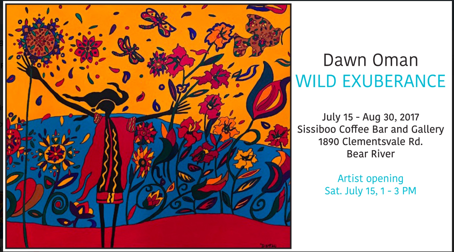 Dawn Oman poster – BEAR RIVER ARTS & ACTION