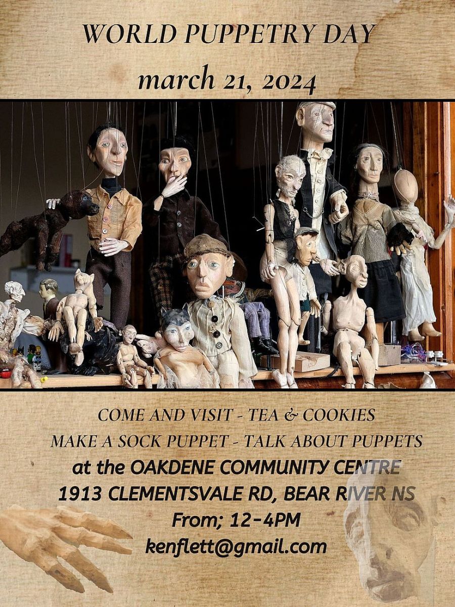 Celebrate World Puppetry Day, Mar 21 with Ken Flett – BEAR RIVER ARTS ...